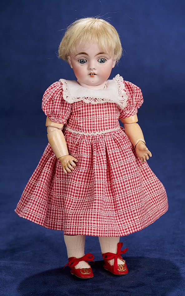 German Bisque Character, Model 143, by Kestner with Original Signed Body