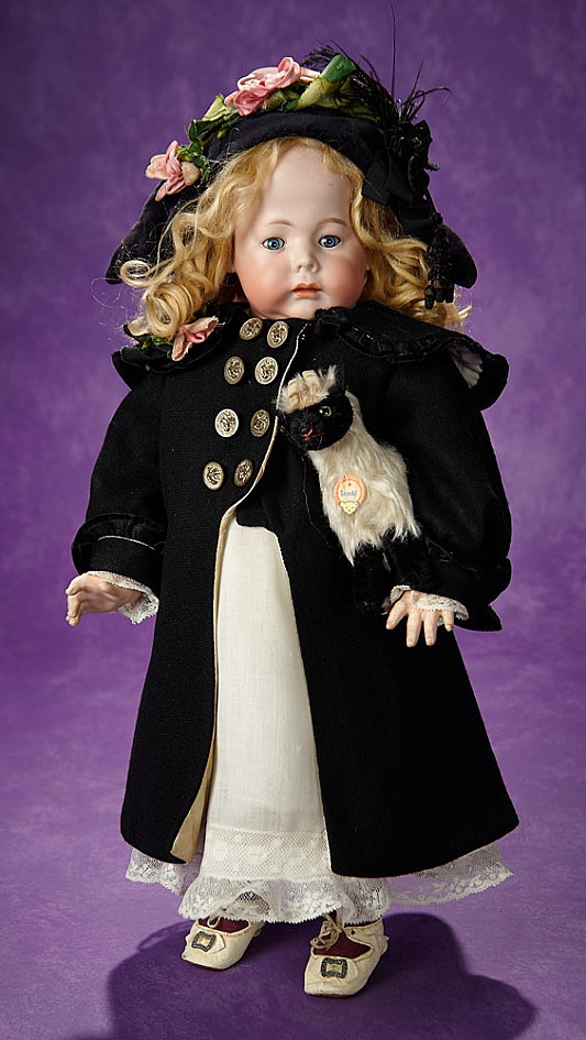 German Bisque Character "Fany" by Marseille with Wonderful Antique Costume