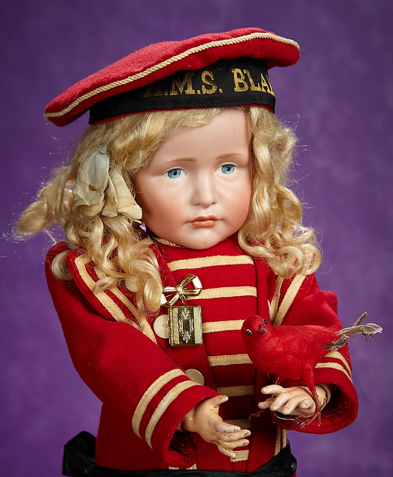 German Bisque Blue-Eyed "Gretchen", Model 114, by Kammer and Reinhardt