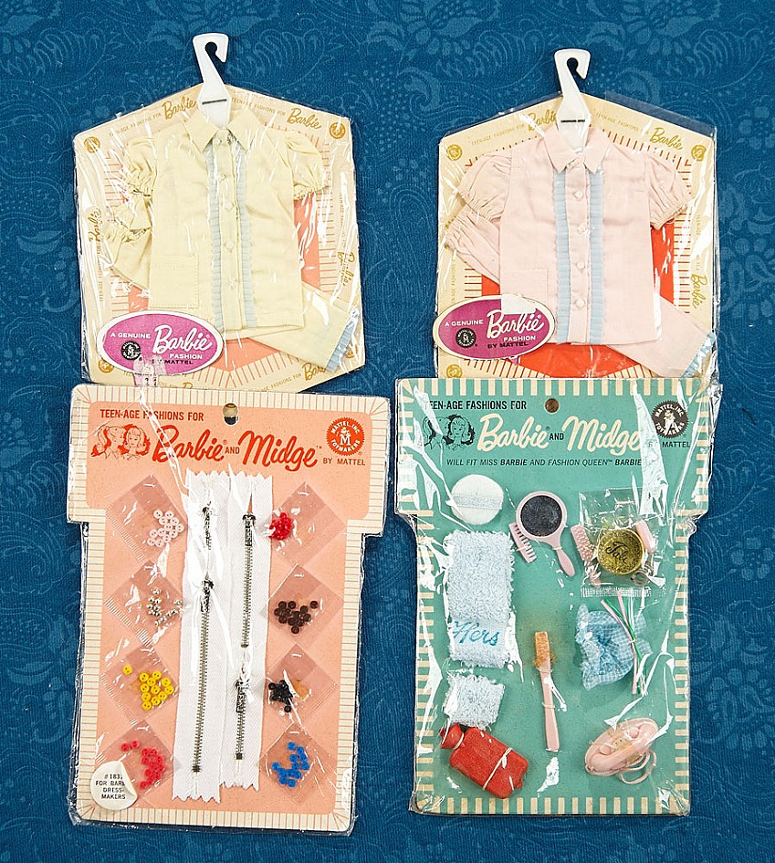 Barbie Fashion Pak Pajamas, 1962 and Accessory Paks (1964-1967)