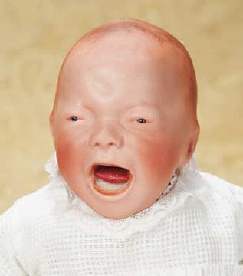 German Bisque Crying Baby "OIC" by Kestner