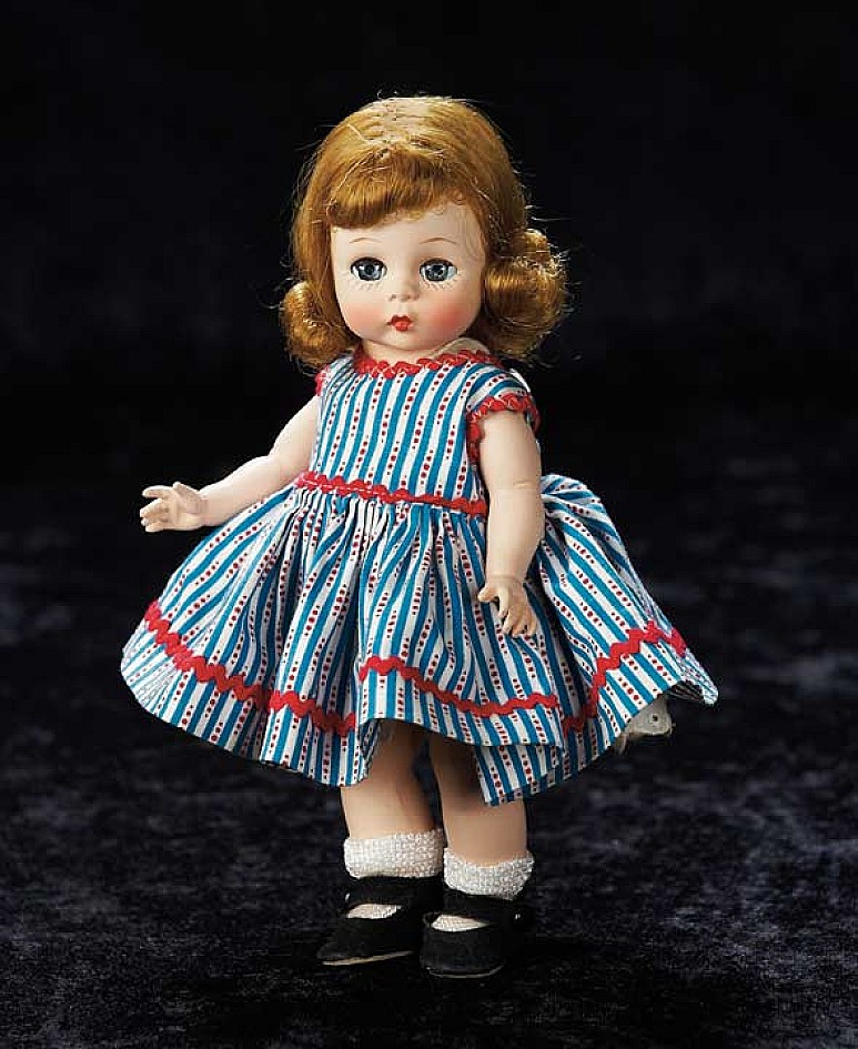 Early Alexander-kins with Blue Striped Dress,1953