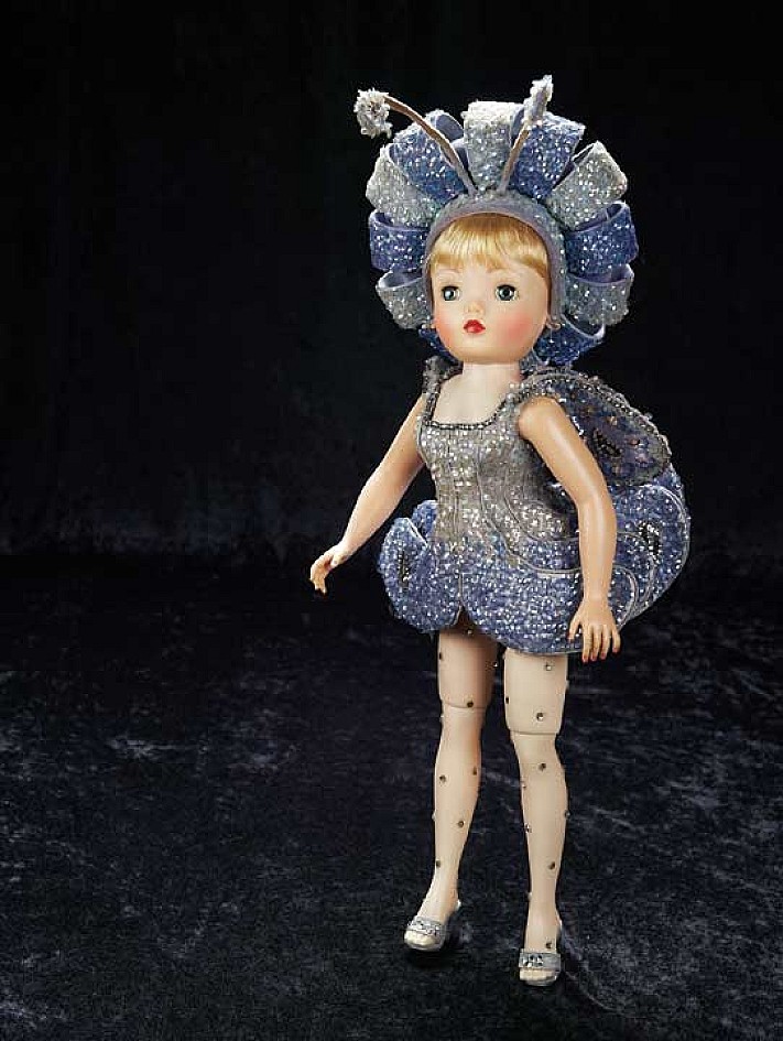 Cissy in Blue Sequin Ice Capades Costume,Circa 1965