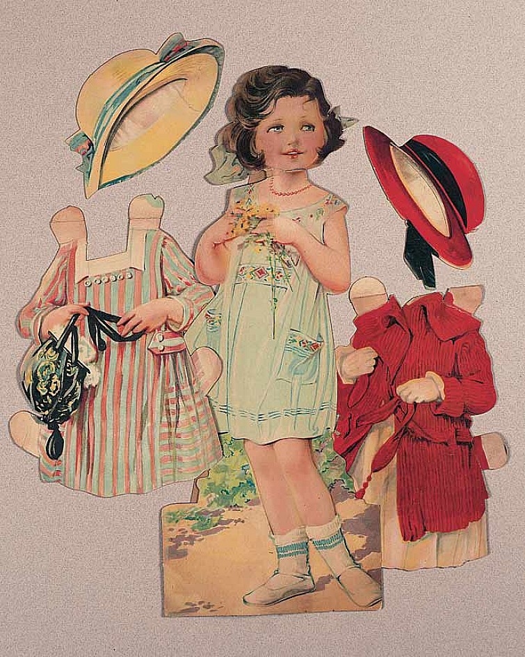 American Paper Doll in the Woolworth Style