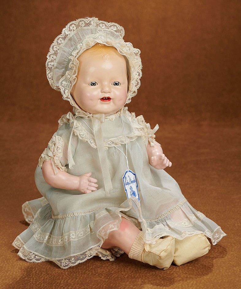 American Composition "Baby Dimples" by Horsman in Original Tagged Costume