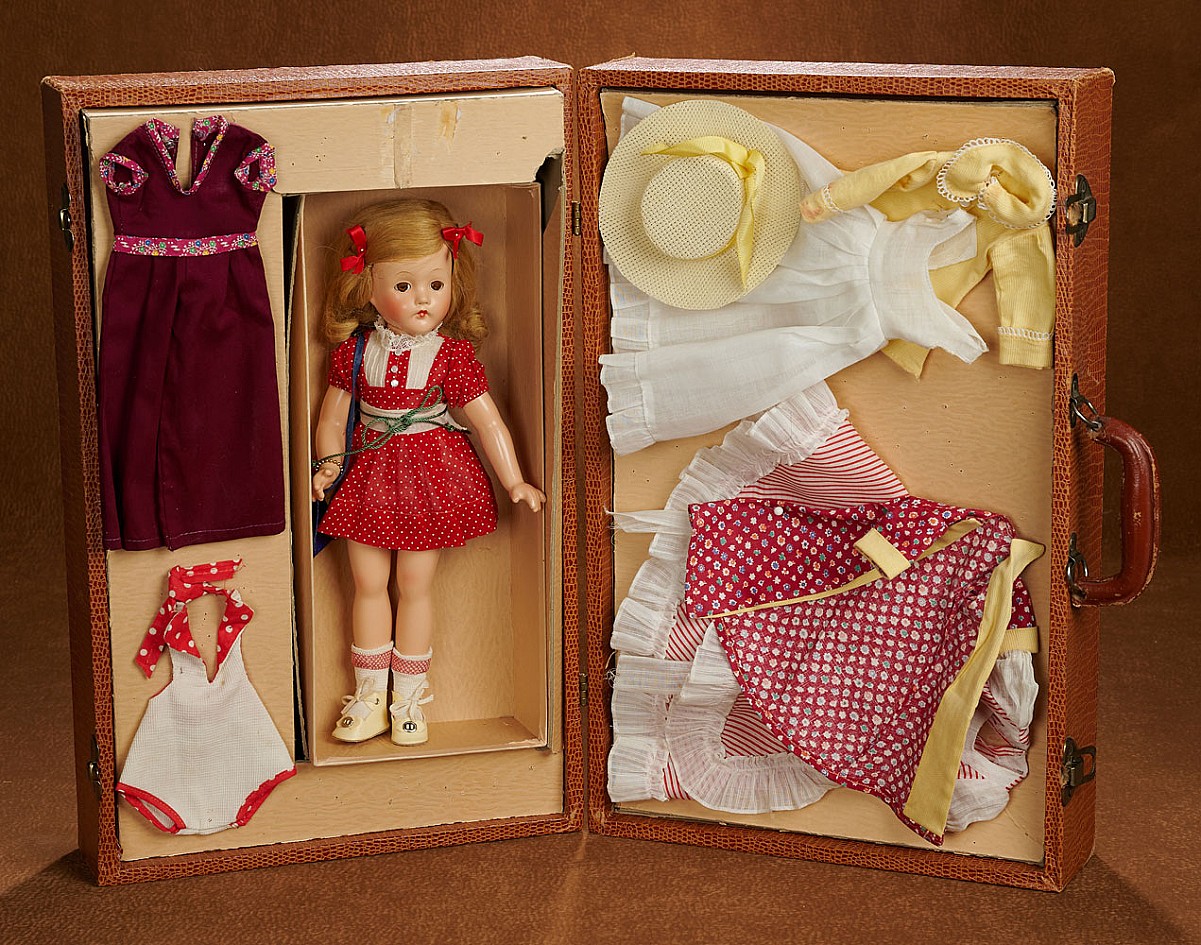 American Composition "Sweet Sue" by Effanbee in Case with Costumes