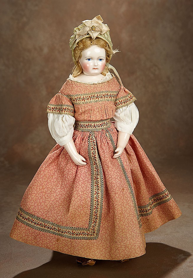 French Porcelain Poupee by Leontine Rohmer with Rare Original Body and ...