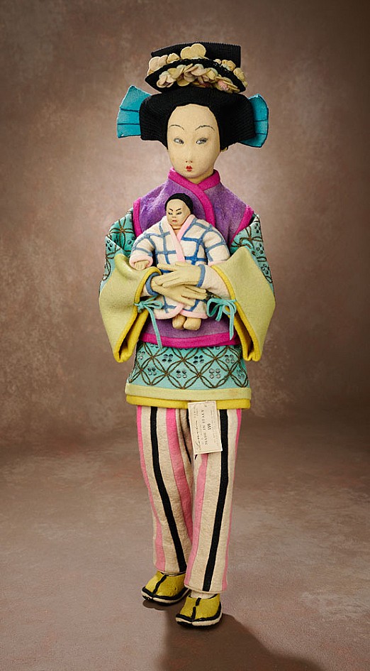 Rare Italian Felt Doll "Butterfly" by Lenci