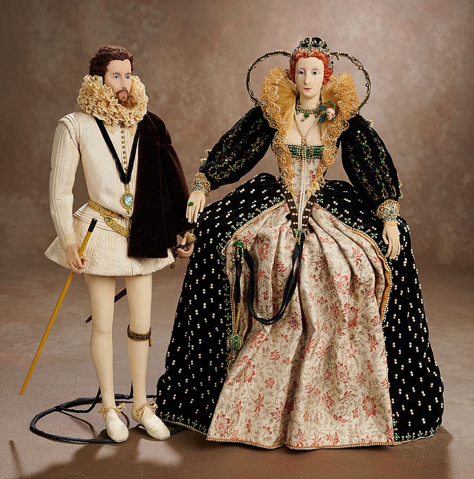American Portrait Doll of Queen Elizabeth I by Dorothy Heizer
