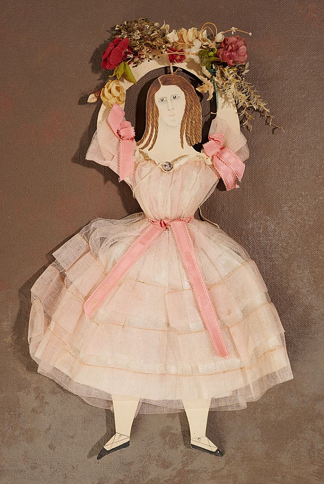 Lovely Handmade Dancing Paper Doll of Marie Taglioni