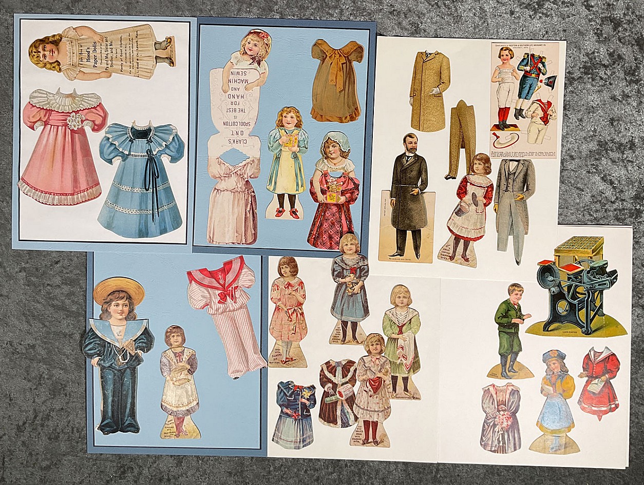Collection of Advertising Paper Dolls
