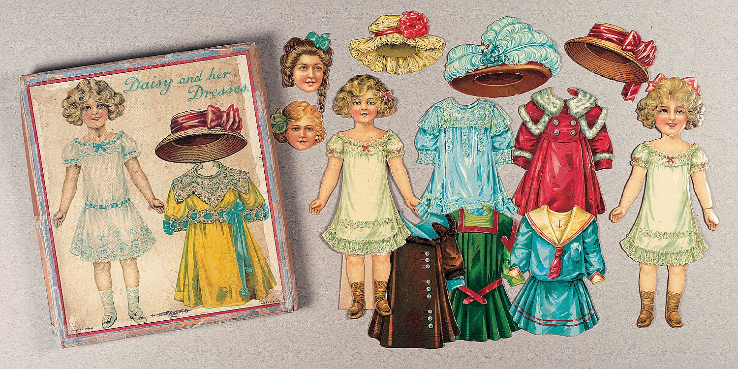 English Boxed Paper Doll