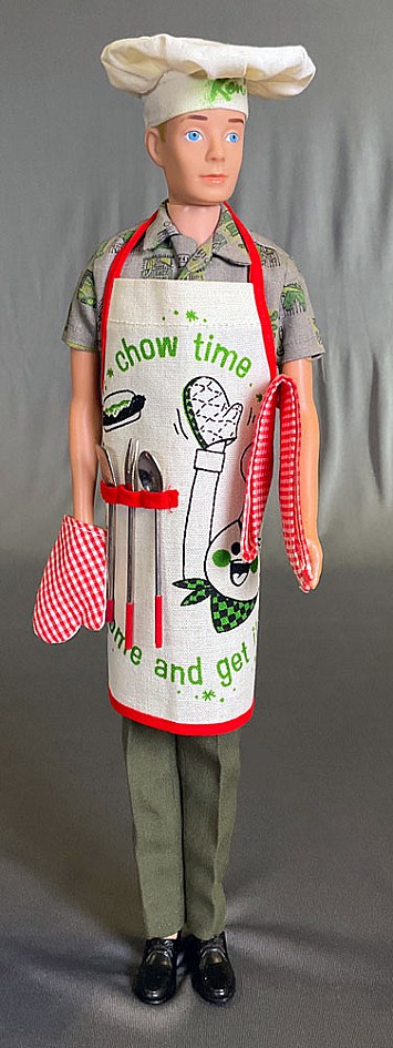 Blonde Straight Leg Ken in "Cheerful Chef"