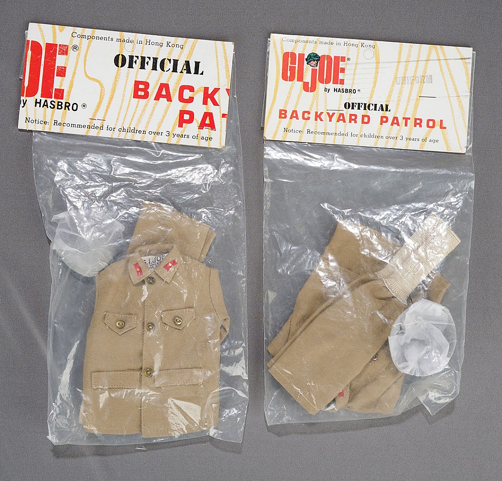 Two Backyard Patrol Uniforms By Hasbro
