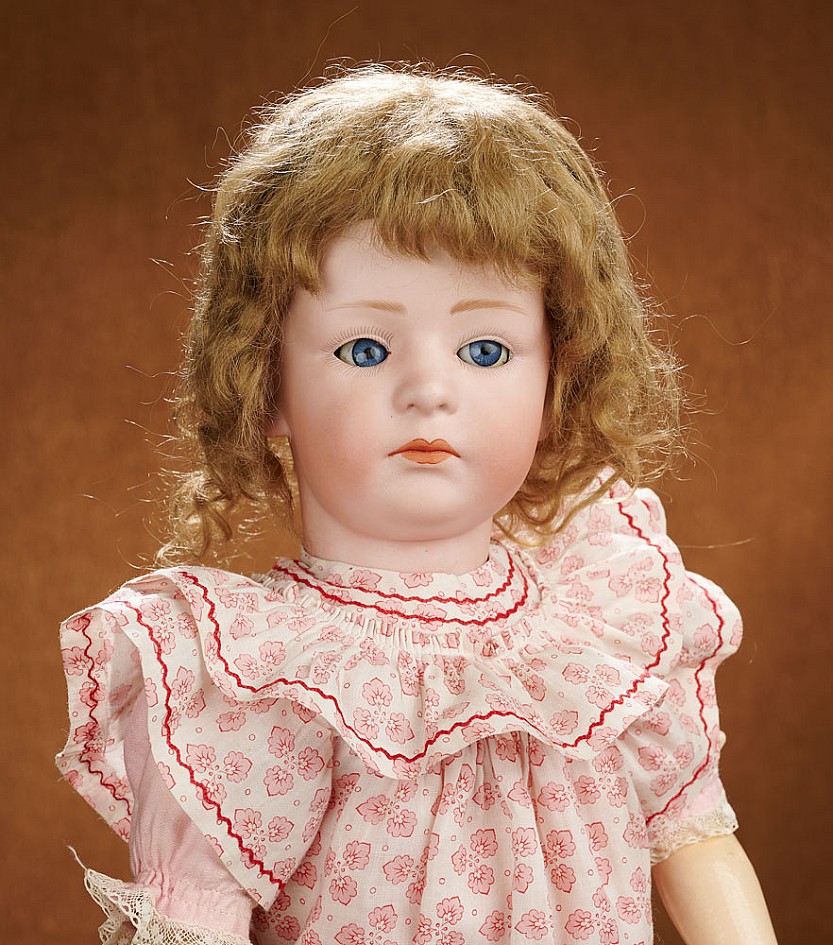 27" German Bisque Pouting Character, Model 7246, by Gebruder Heubach