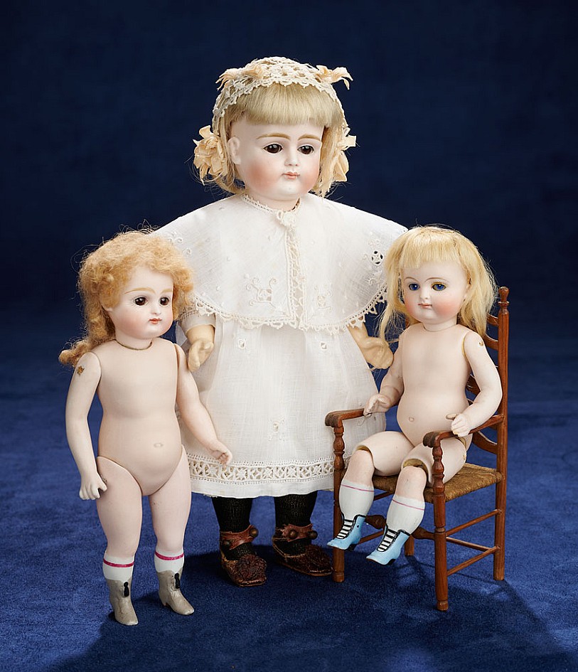 German Bisque Closed Mouth Child Doll by Kestner
