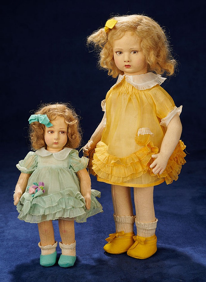 Petite Italian Felt Character Doll, Series 70, by Lenci