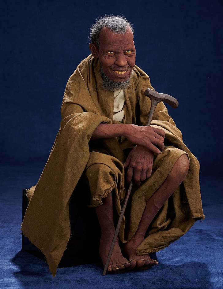 Cloth Figural Portrait "Somali Man" by Lisa Lichtenfels