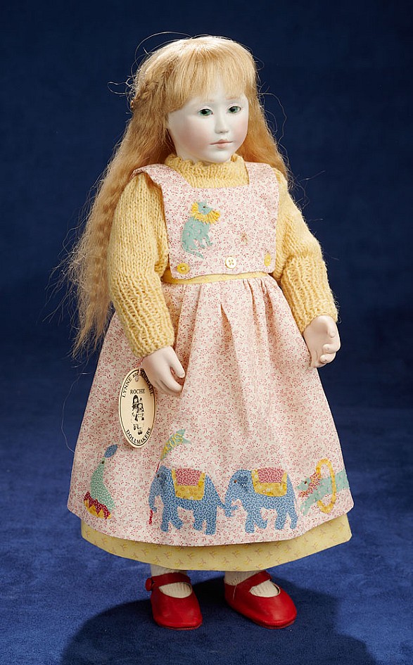 Bisque Artist Doll "Claudine" by Lynne and Michael Roche