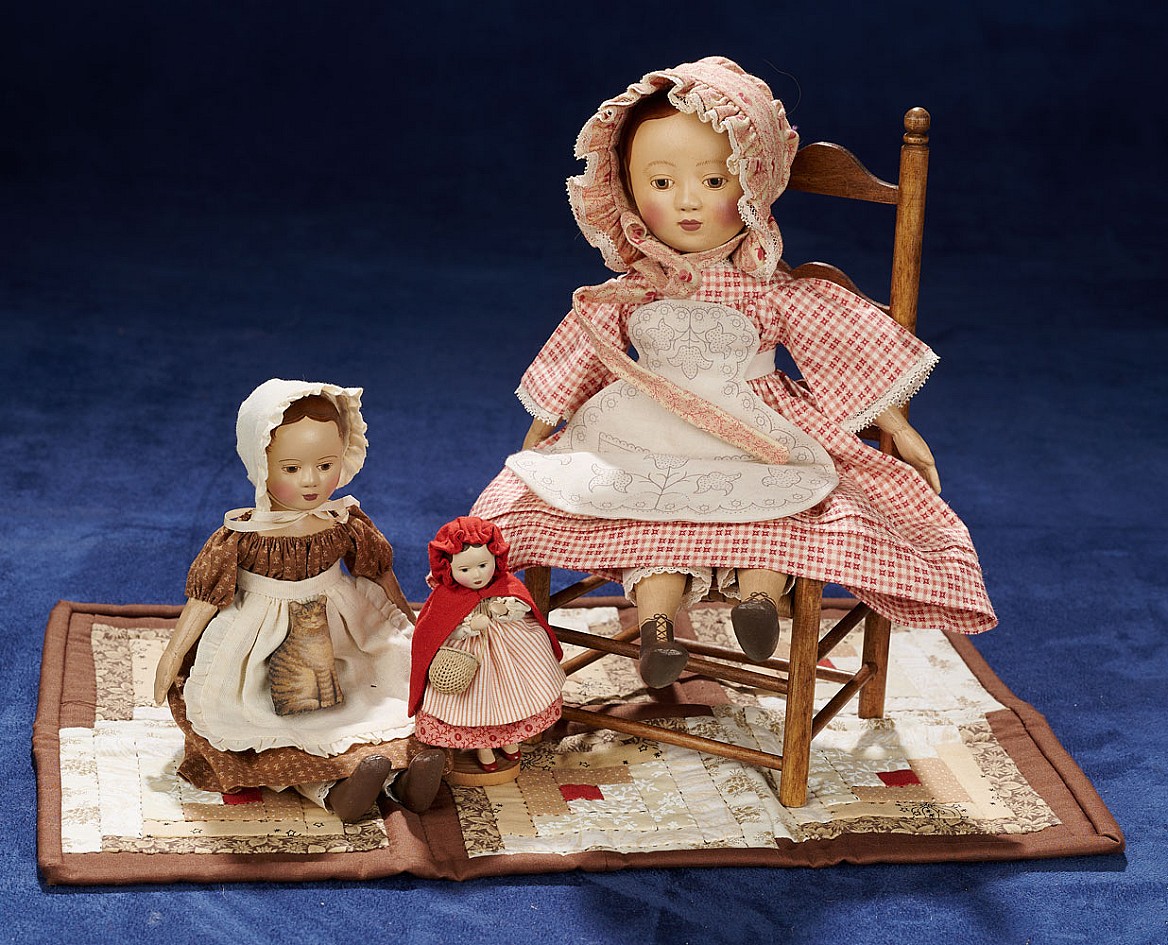 Two Cloth Dolls in the American Tradition by Gail Wilson