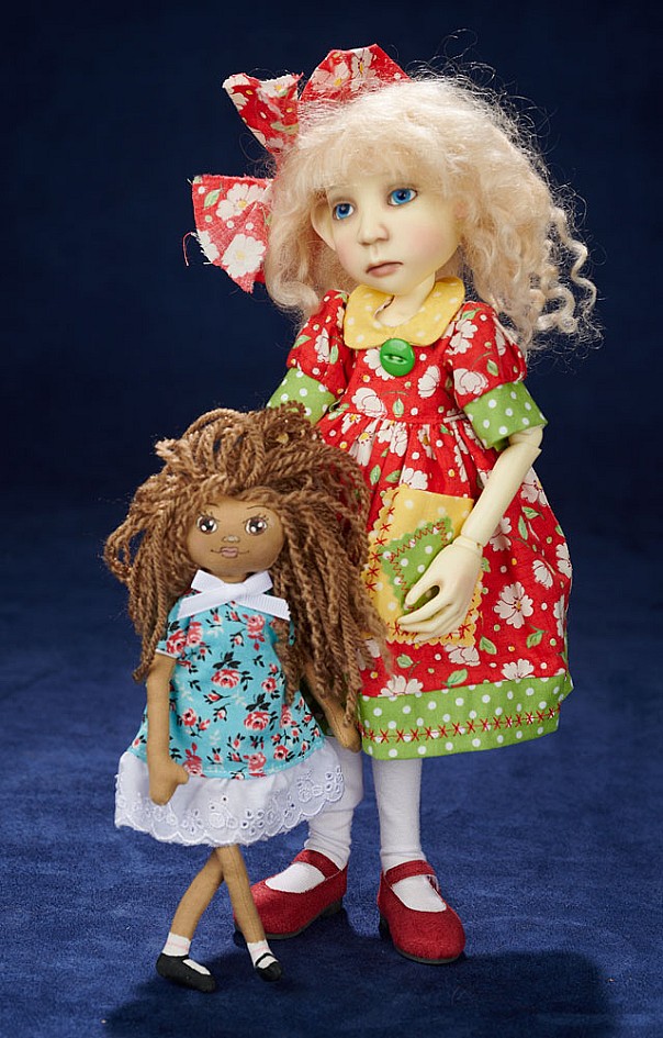 Artist BJD Doll, "Little Stella" by Connie Lowe, OOAK with Additional ...