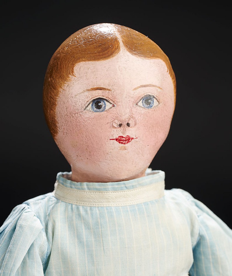 Rare American Cloth Doll Known as "Maggie-Bessie"