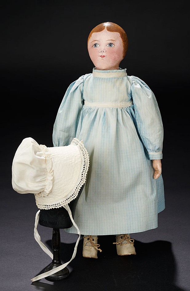 Rare American Cloth Doll Known as "Maggie-Bessie"