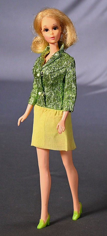 1970 Sears Walk Lively Jamie Doll in "City Sparkler" Costume