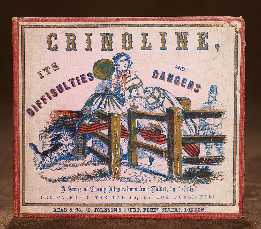 Early Pop-Up Book "Crinoline, Its Difficulties and Dangers"