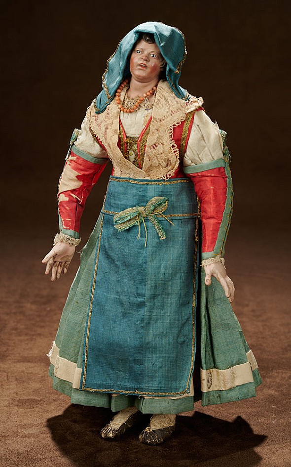 Neapolitan Village Lady in Original Costume