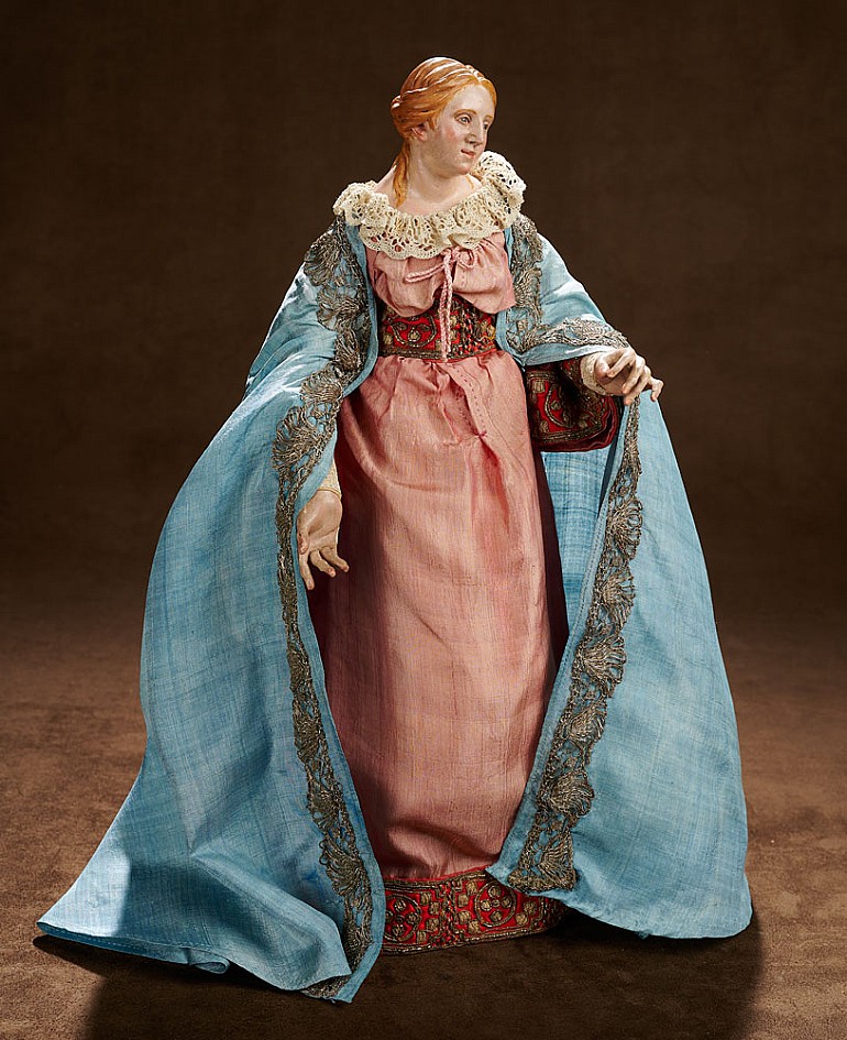 Neapolitan Woman with Gentle Demeanor