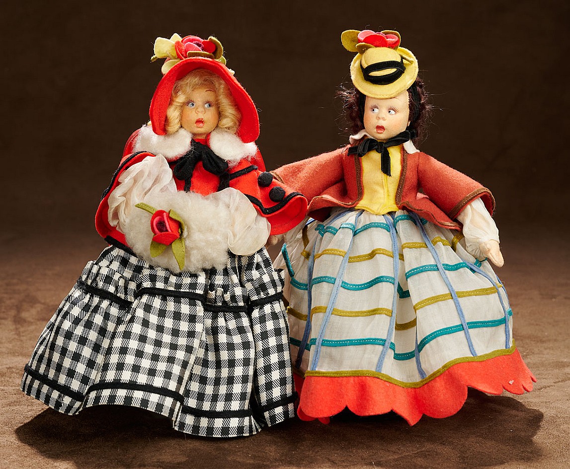 Italian Felt Miniature Doll by Lenci