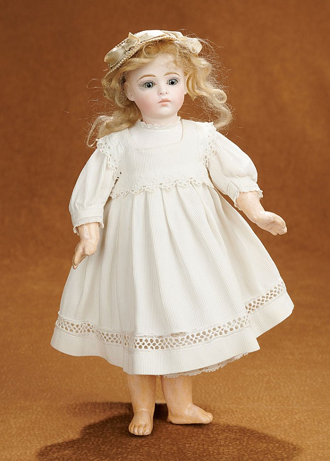 14" Sonneberg Bisque Doll Model 120, in the Bru Look-Alike Manner
