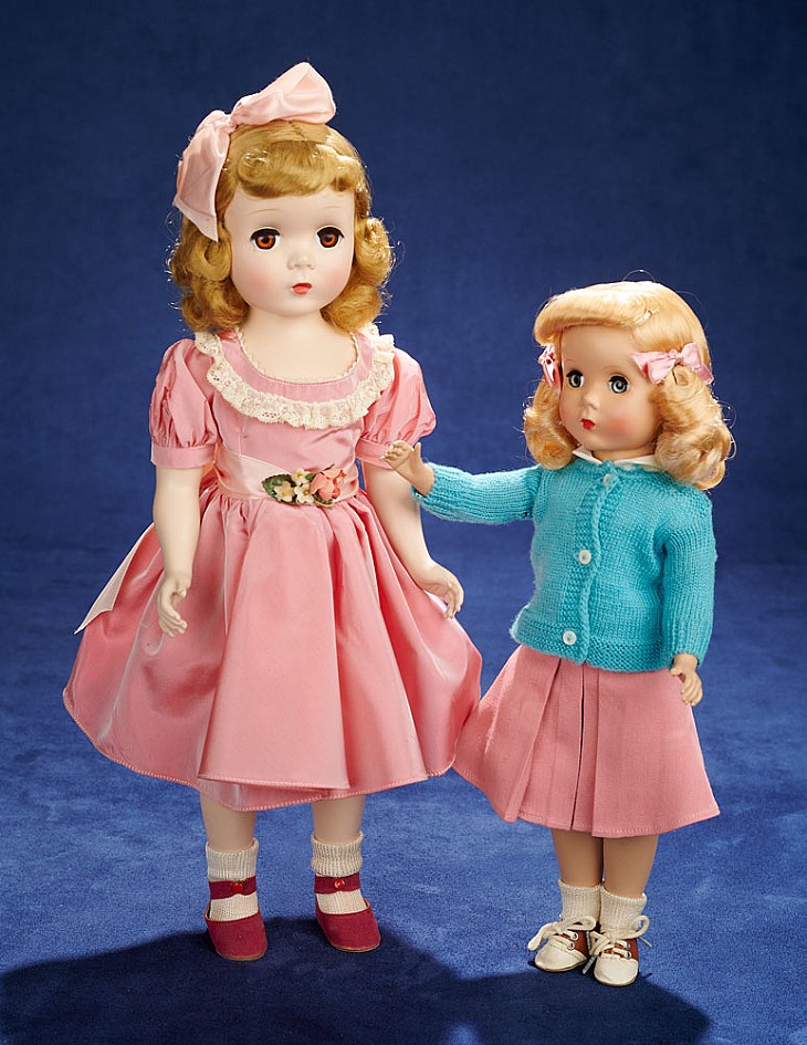 Maggie in Coral Satin Party Dress