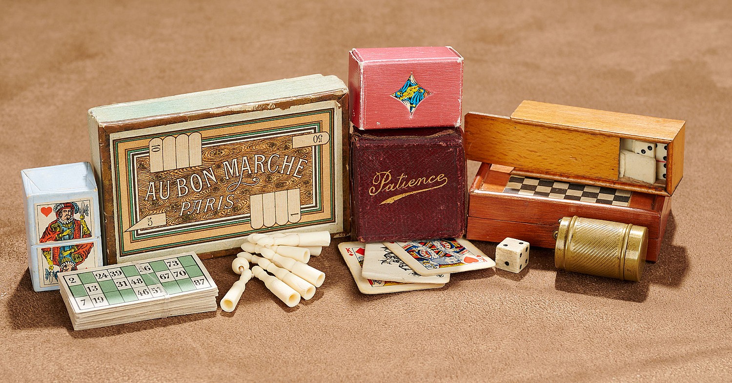 Collection of Miniature French Board Games