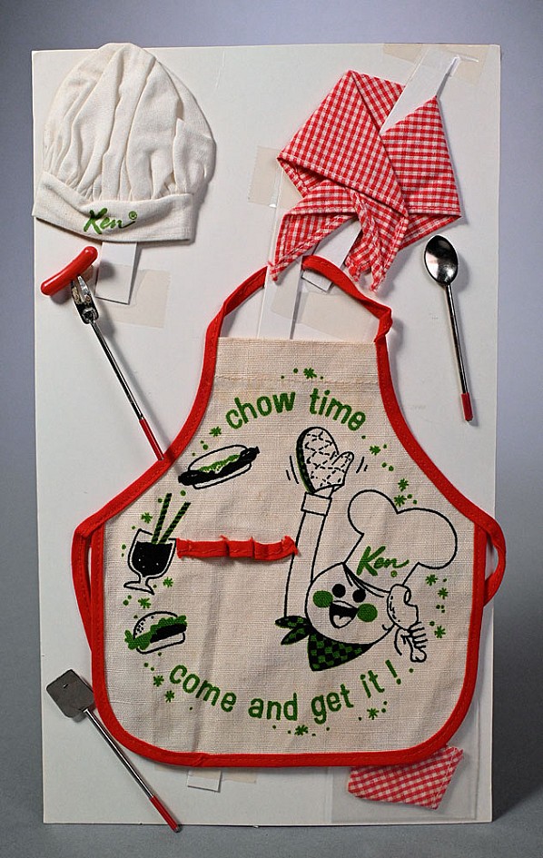 1964 Ken Doll "Cheerful Chef" outfit with Accessories
