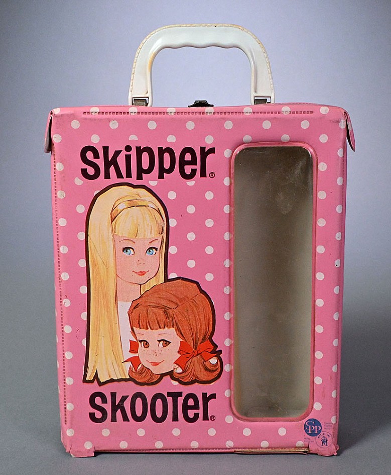 1965 Rare Skipper and Skooter Polka Dotted Carrying Case