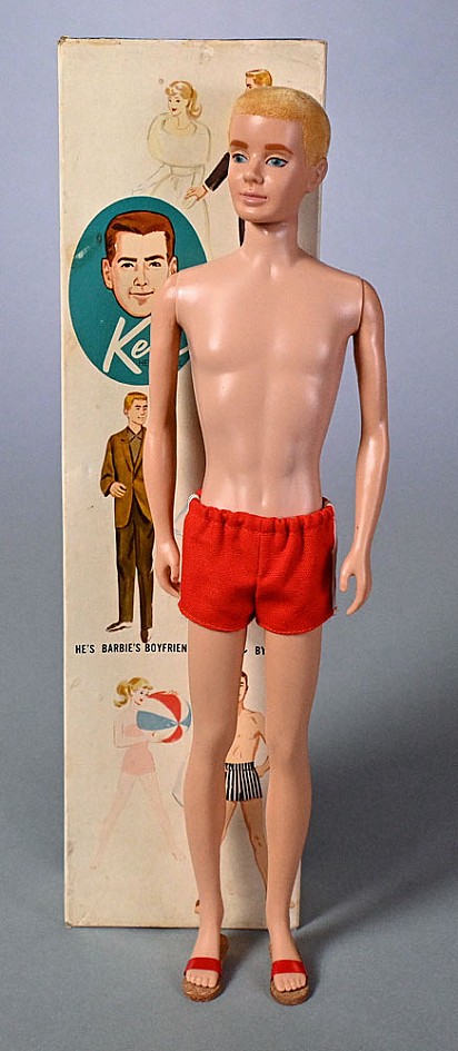 1961 Original Blonde Ken Doll in Box
