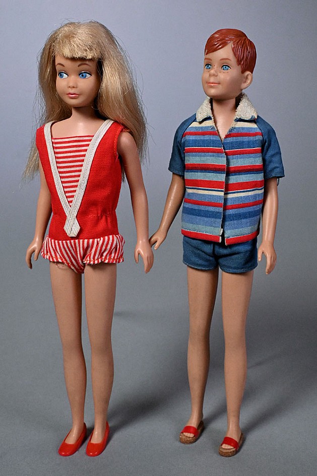 1964 Blonde Skipper and 1965 Ricky Doll