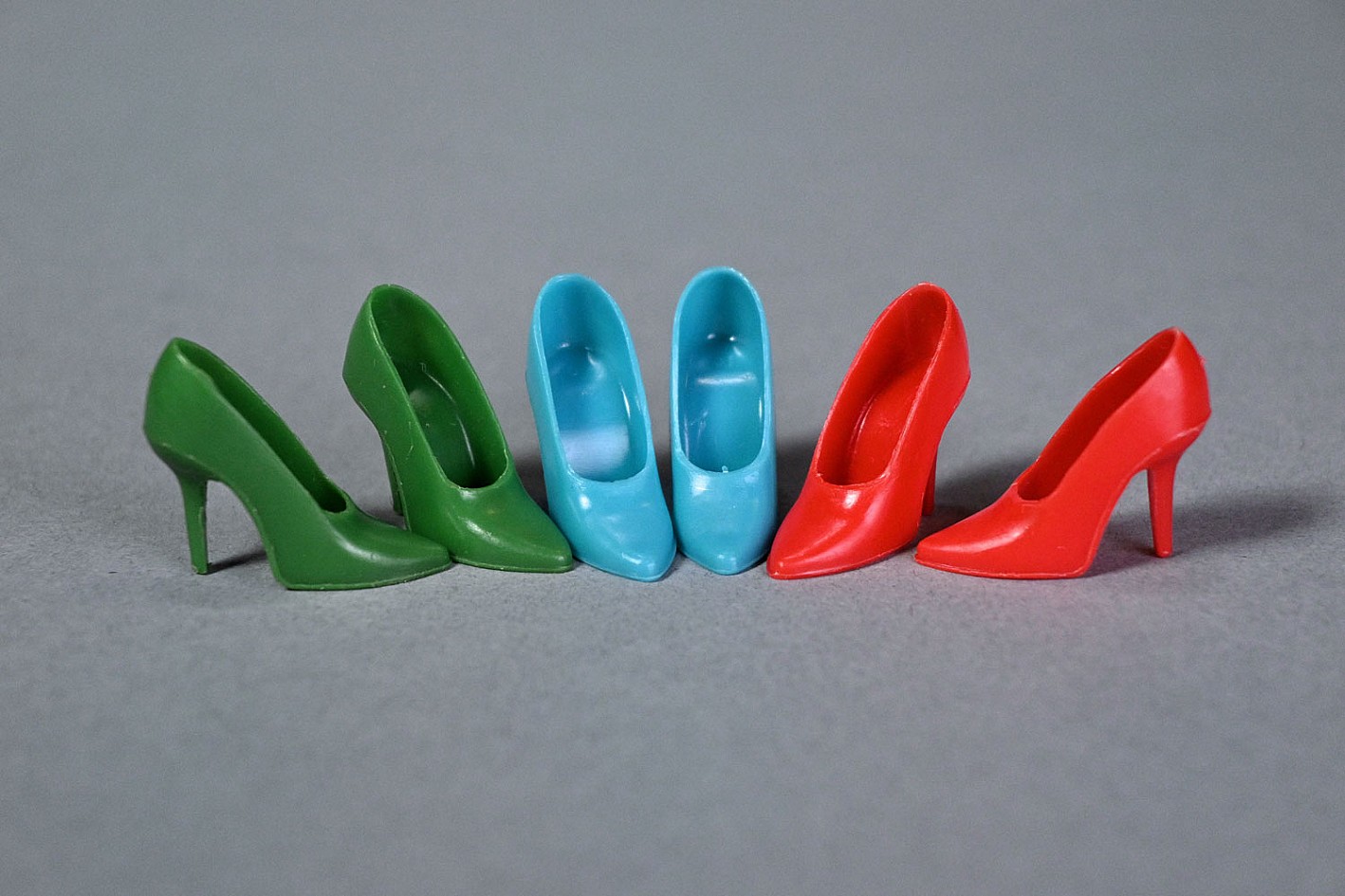 Collection of Rare Barbie Doll Spike High Heels