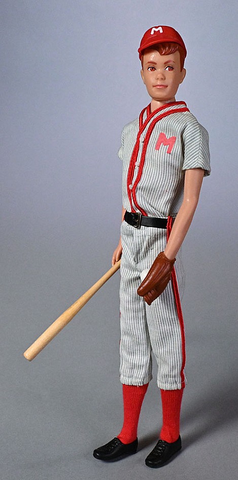 1964 Allan Doll Wearing "Play Ball" Costume