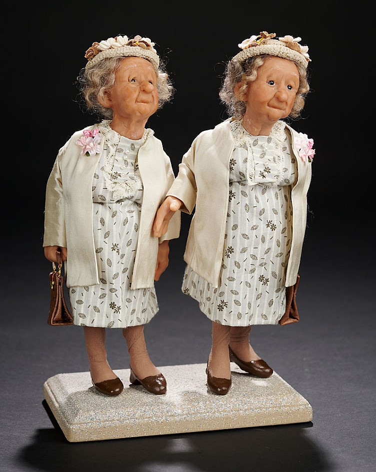 Portrait Dolls of "Stella and Odelia Beal" Original Work by NIADA ...