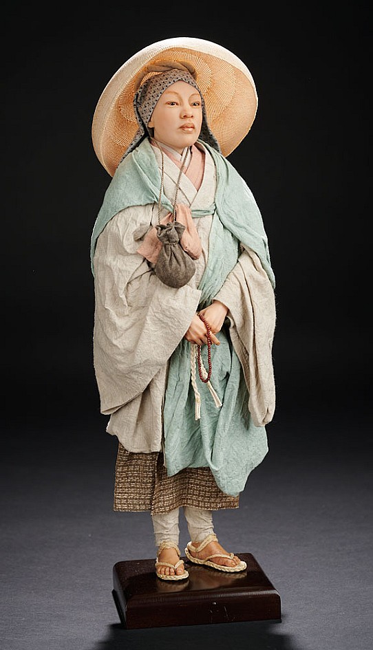 Japanese Shinto Nun by NIADA Artists Jodi and Richard Creager