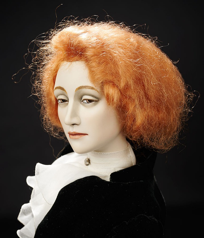 Portrait Doll of A.Gippius by Alexandra Kukinova of Alexandra