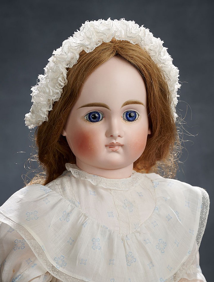 German Bisque Closed Mouth Child Doll by Kestner