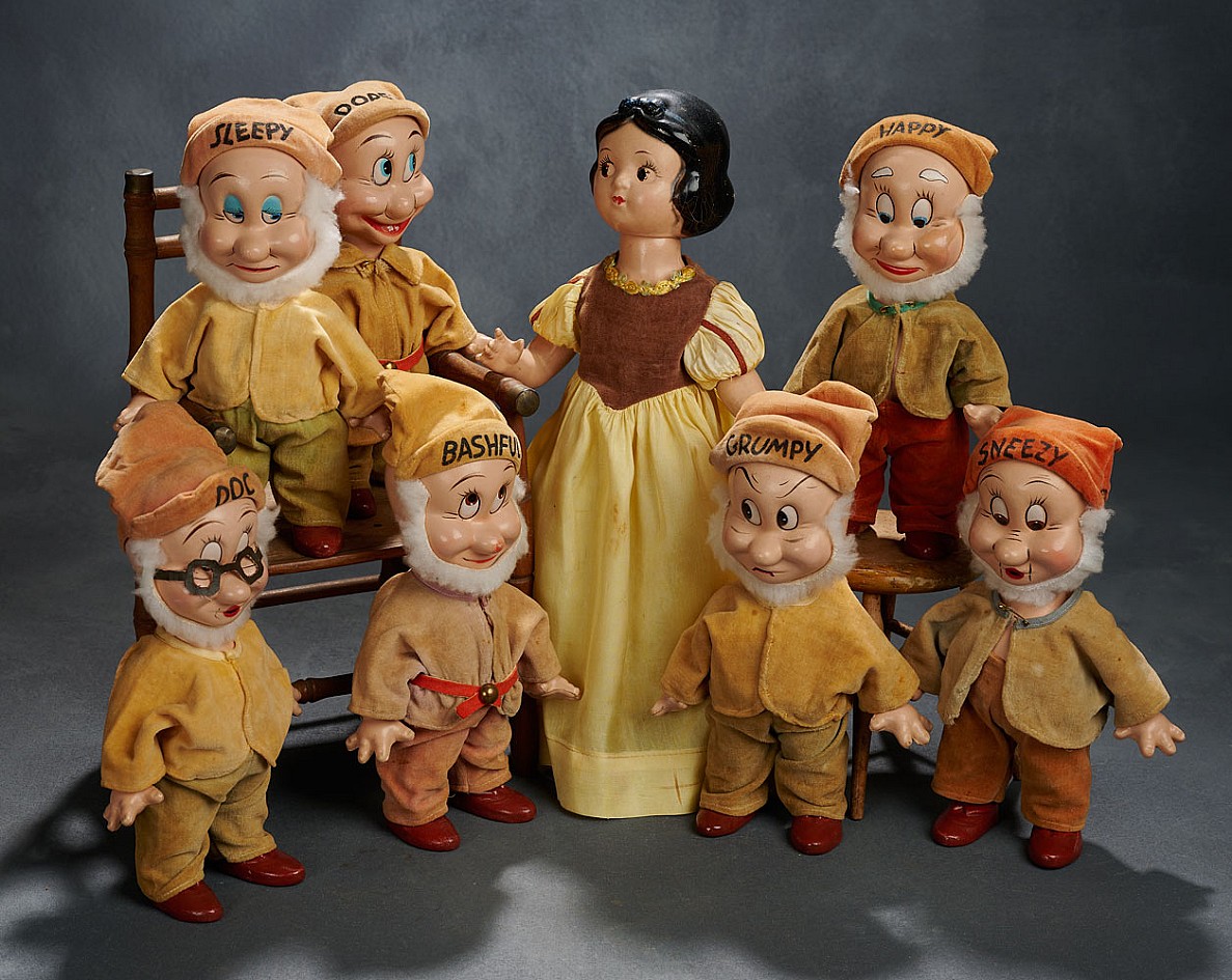 American Composition Snow White and Seven Dwarfs by Knickerbocker