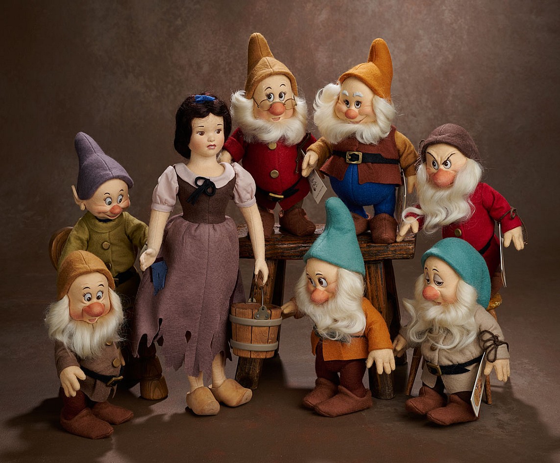 Important Complete Set of Ten Dolls from Snow White Series, Each #1 of ...