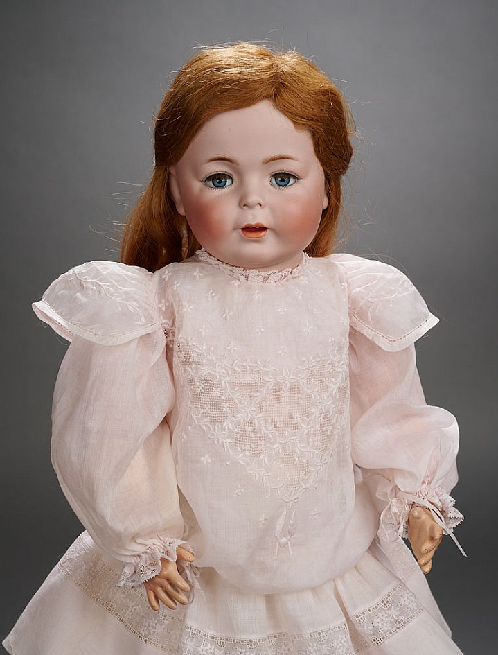 Rare German Bisque Character, 1489, "Erika" by Simon and Halbig