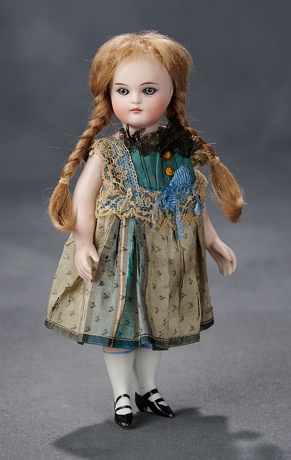 German All-Bisque Doll with Especially Beautiful Expression
